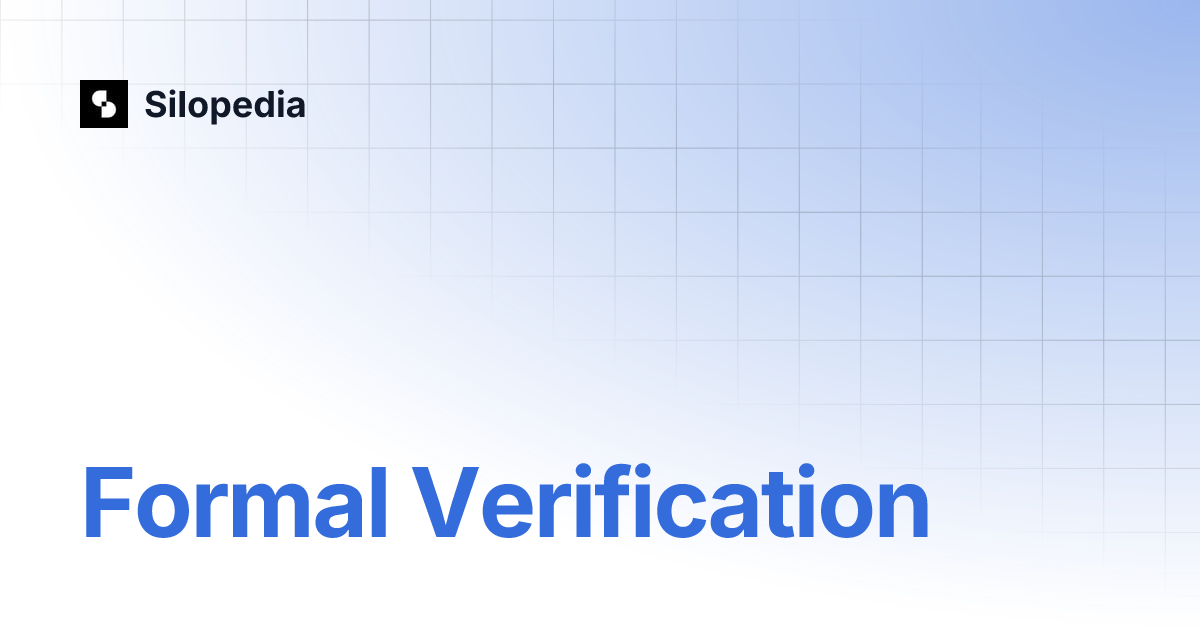 Formal Verification | Silopedia Formal Verification | Silopedia